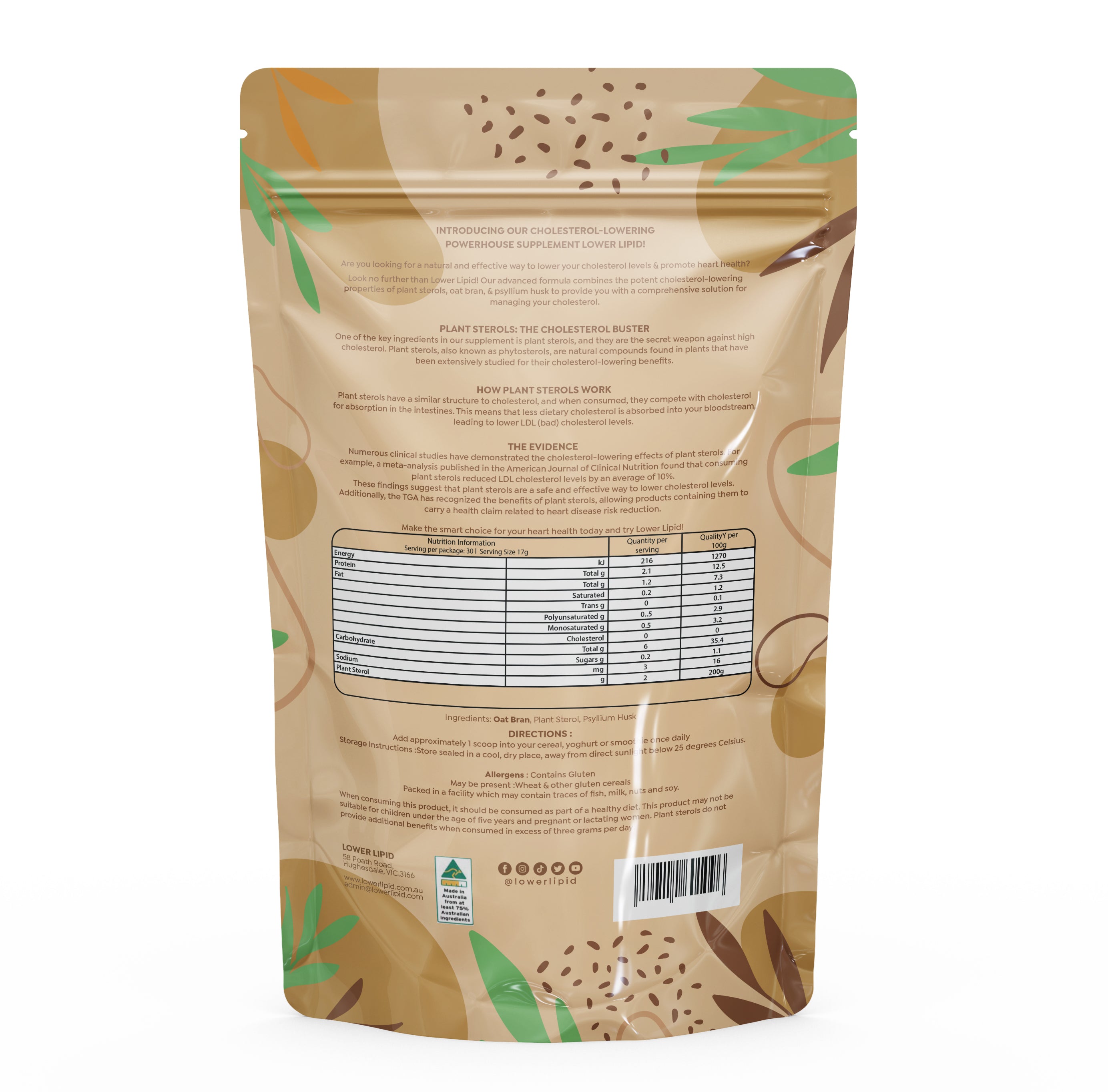 Natural Cholesterol Support | Heart Support – Lower Lipid - Cholesterol ...